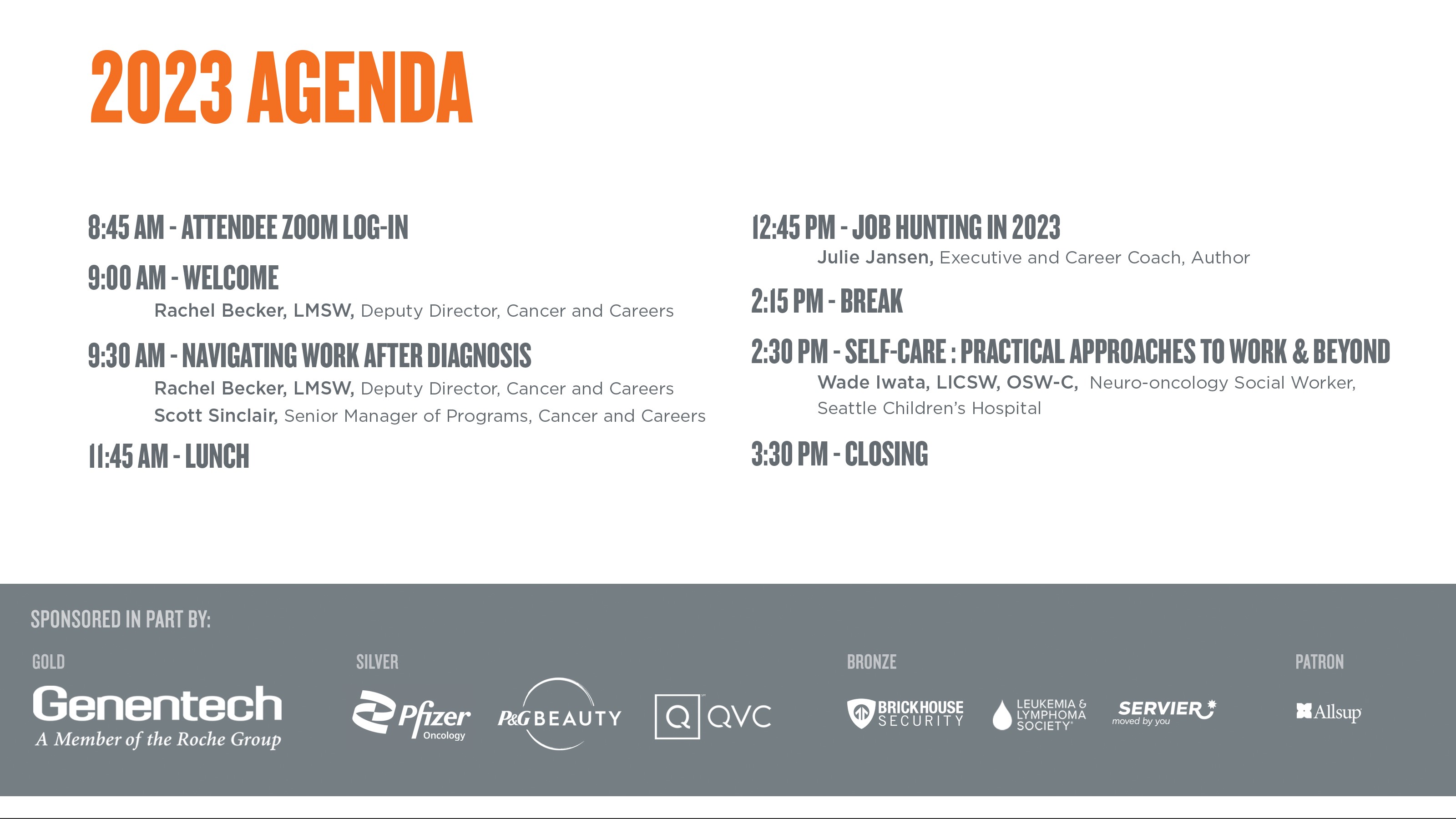 Midwest Conference on Work & Cancer 2023 Virtual Folder | Cancer and ...