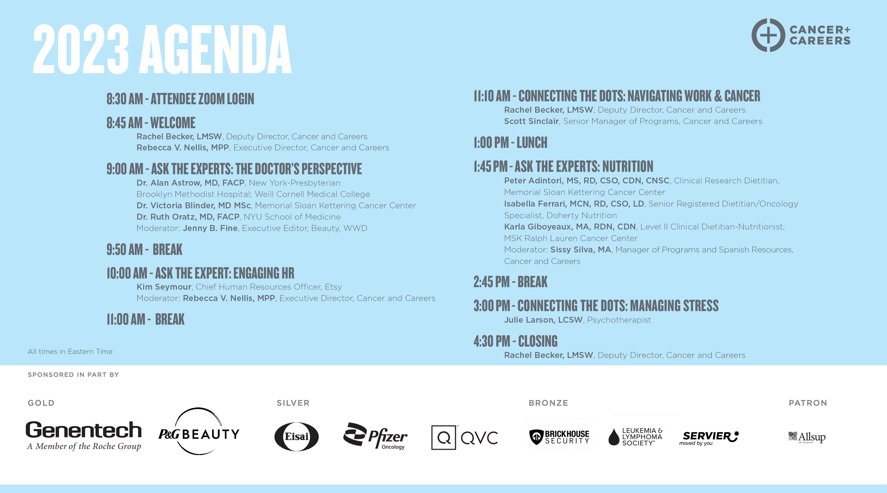 National Conference on Work & Cancer 2023 Virtual Folder | Cancer and ...